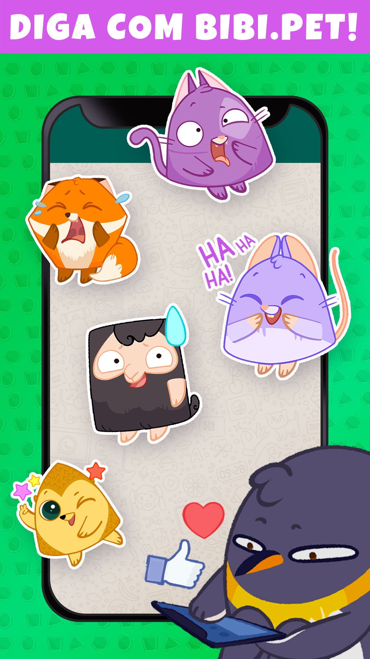 Download do APK de Bibi.Pet Stickers para Android
