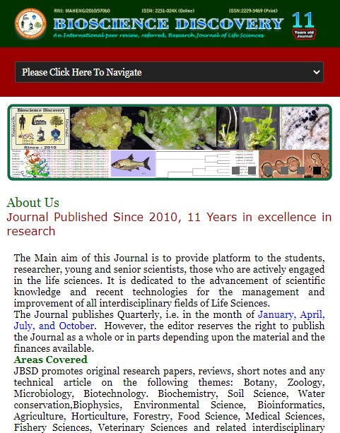 Bioscience Discovery Journal ( APK for Android Download
