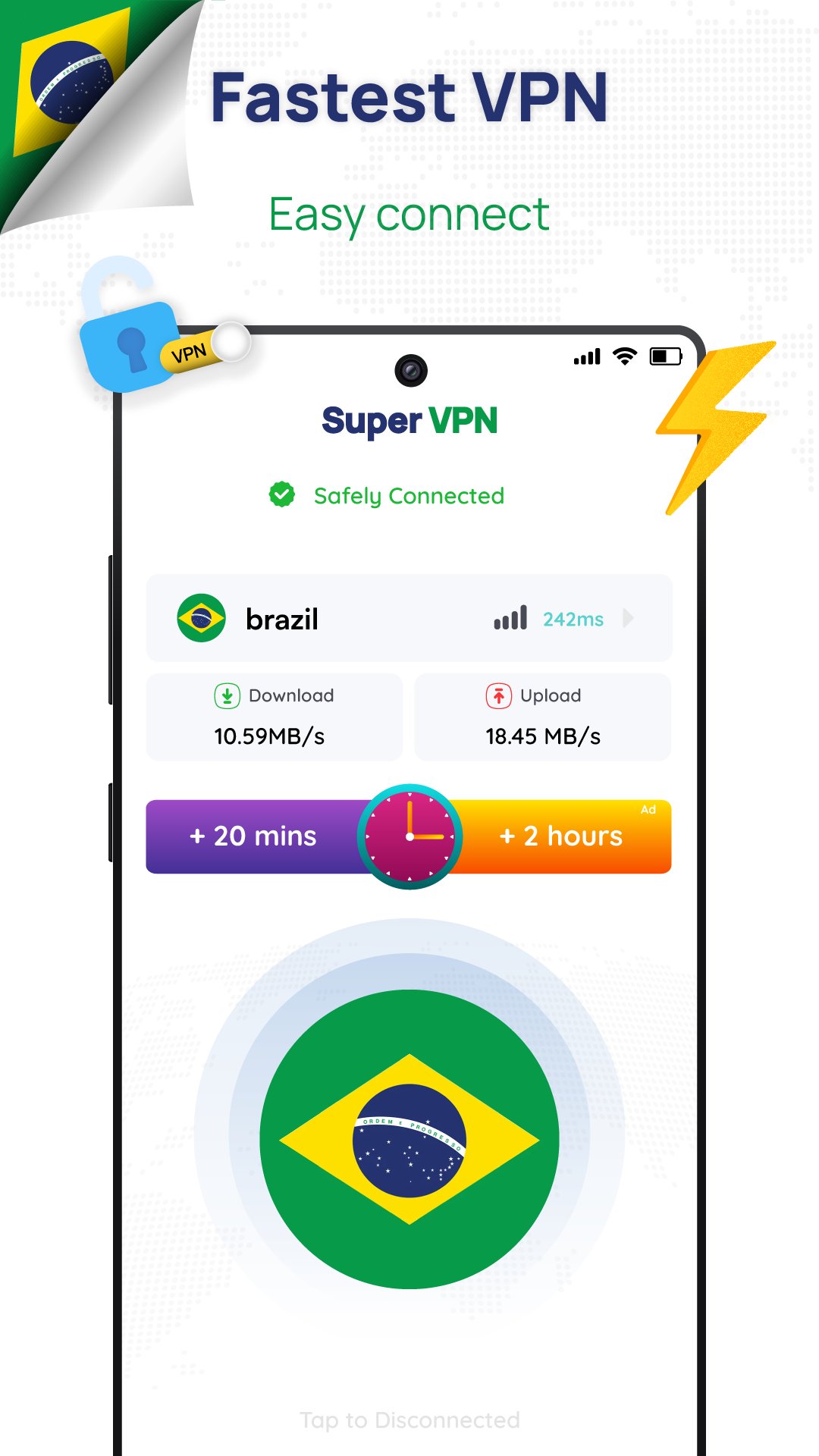 Brazil VPN - Get Brazilian IP APK for Android Download