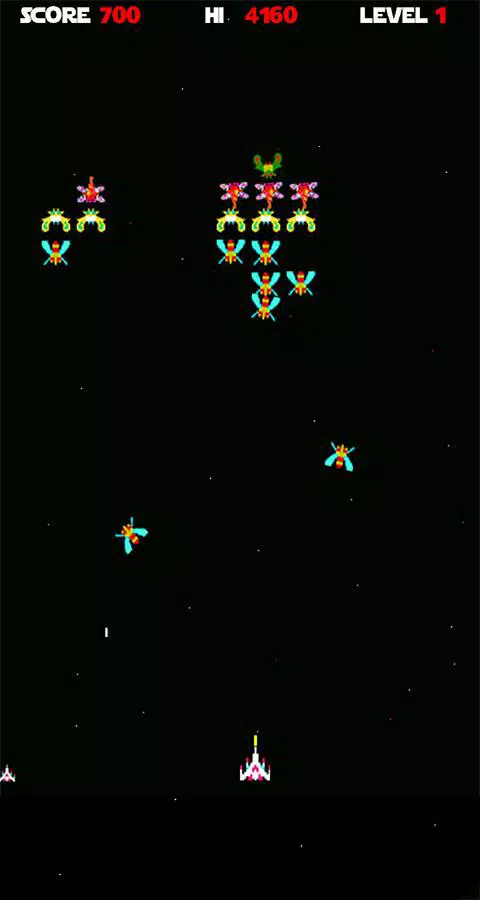 Galaga Arcade Game Screen