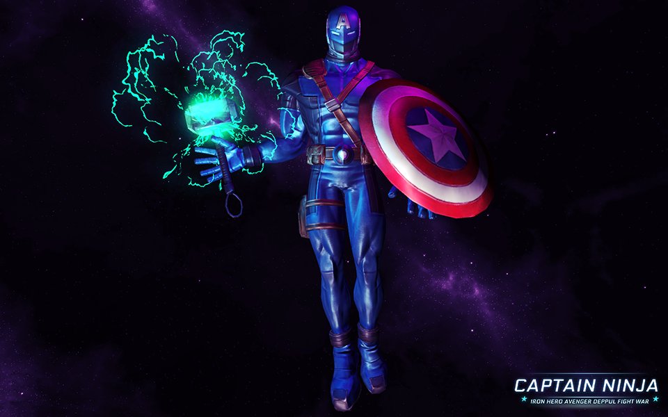 Captain Ninja Iron Hero Avenger Deppul Fight War APK for Android Download