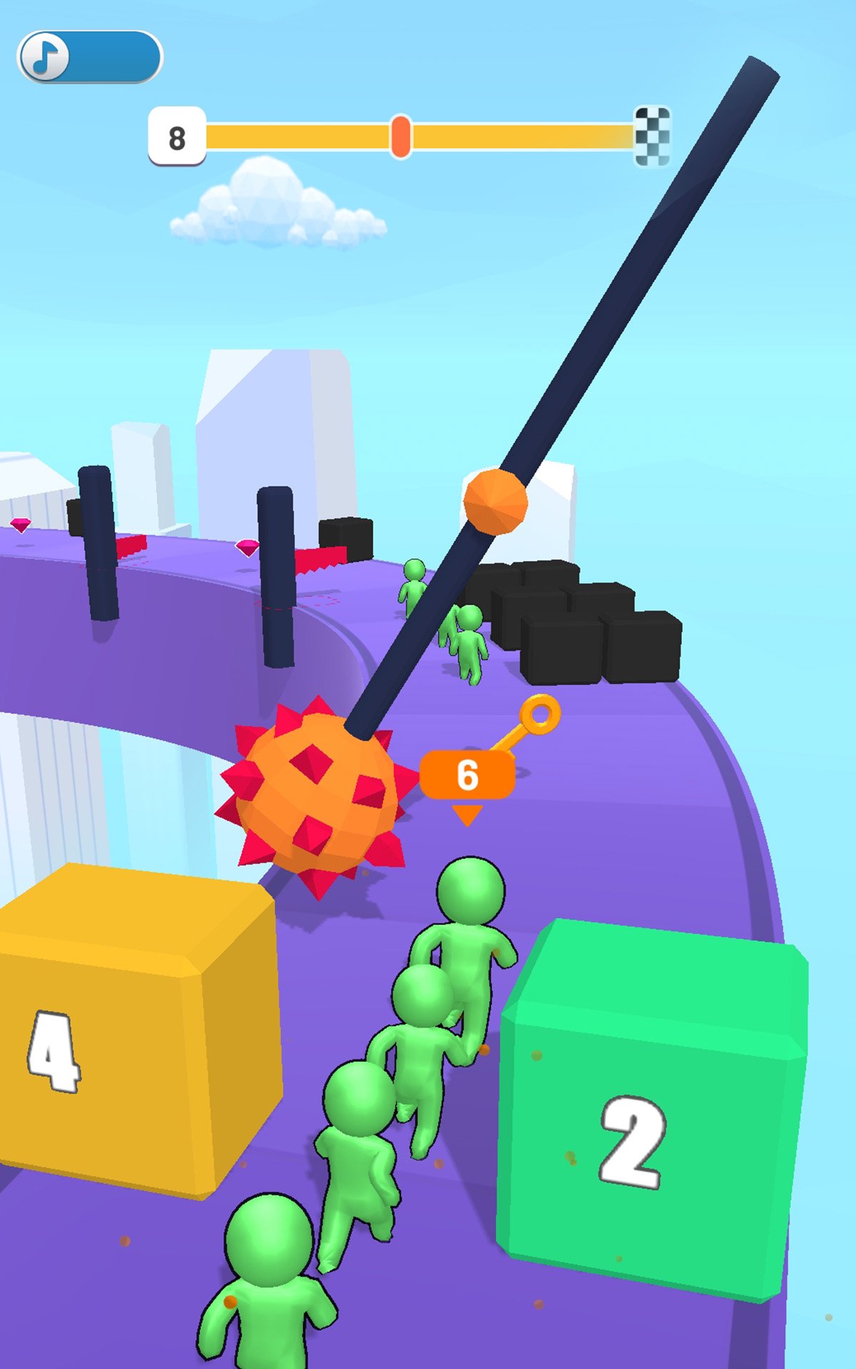 Run Dummy Run - crowd parkour APK للاندرويد تنزيل