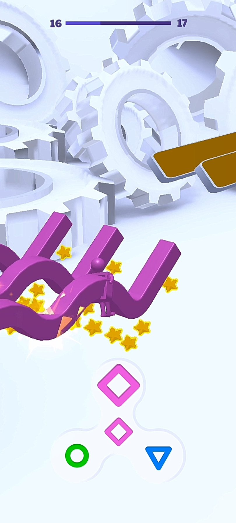 Скачать Geometry Rails 3D:Shape to Run APK для Android