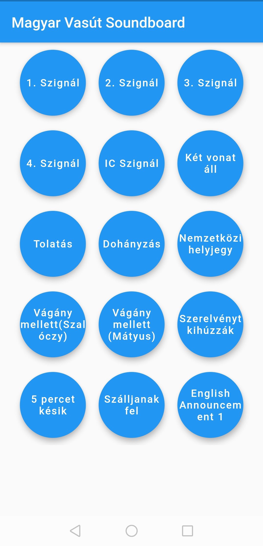 Magyar Vasút Soundboard APK برای دانلود اندروید