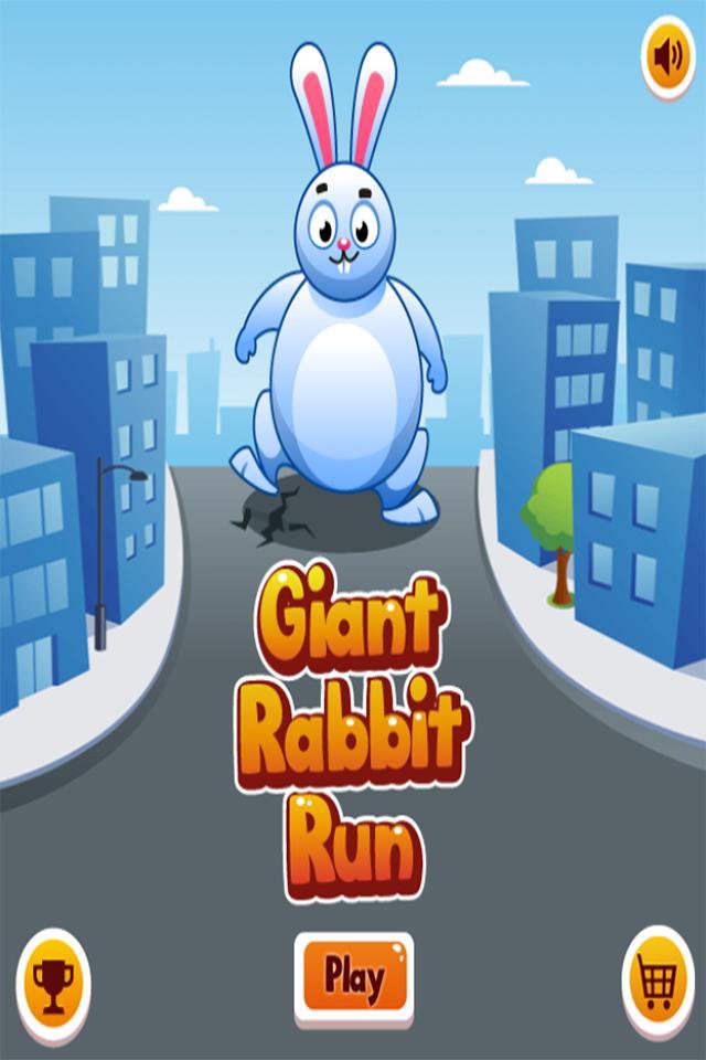 Game of giant rabbit running collecting coins,free APK for Android Download