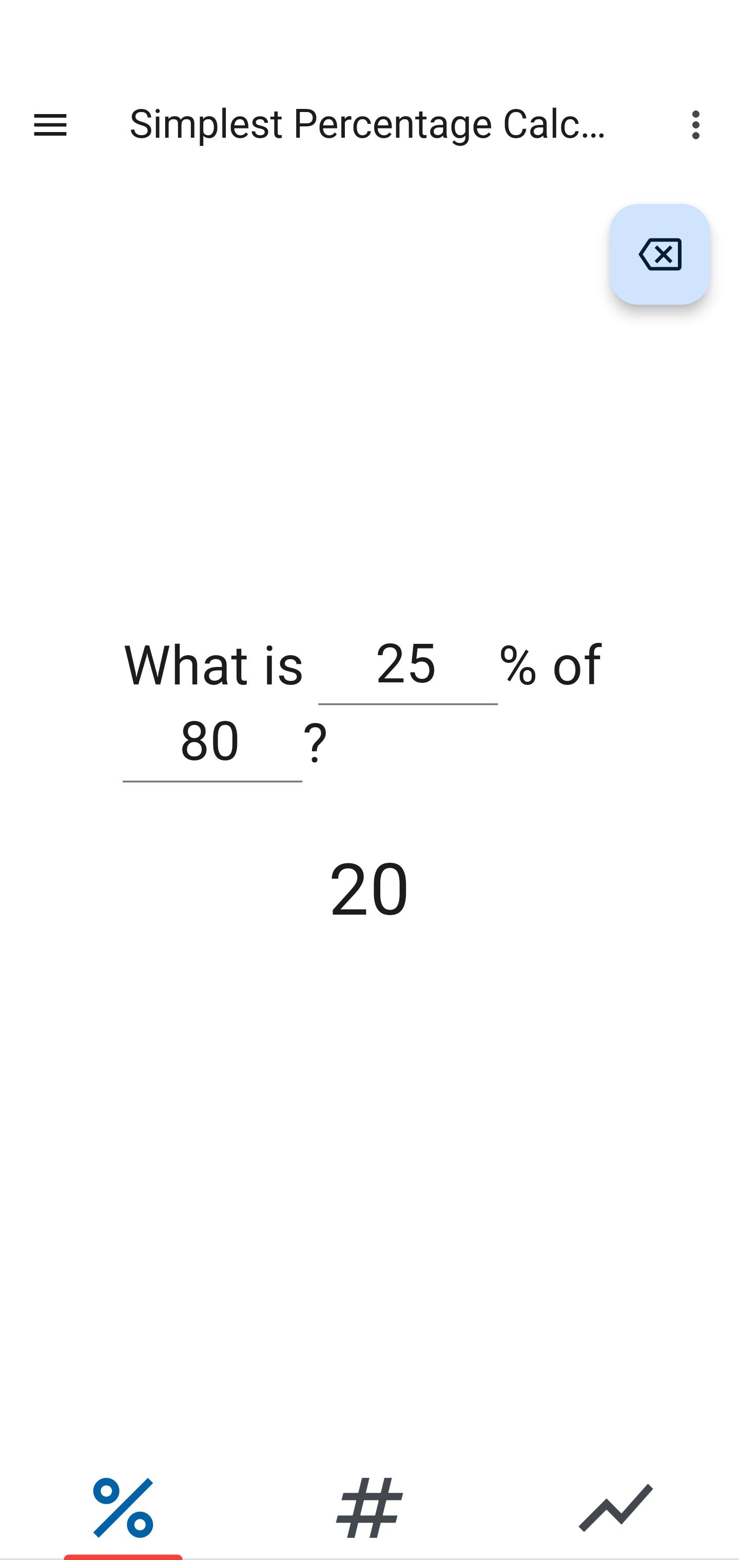 Simplest Percentage Calculator APK for Android Download Simplest Percentage Calculator APK for Android Download