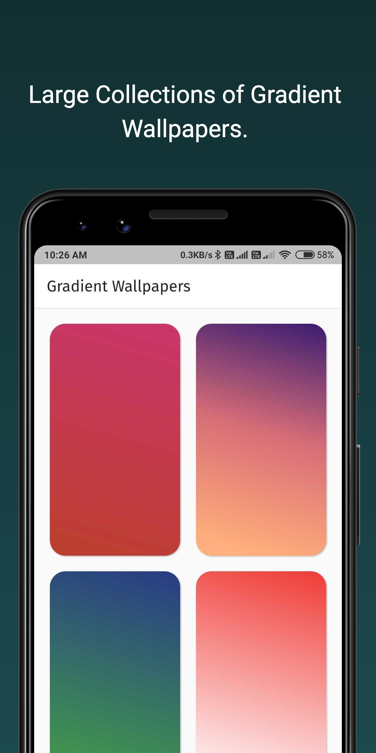 Gradient Wallpapers & Creator APK للاندرويد تنزيل