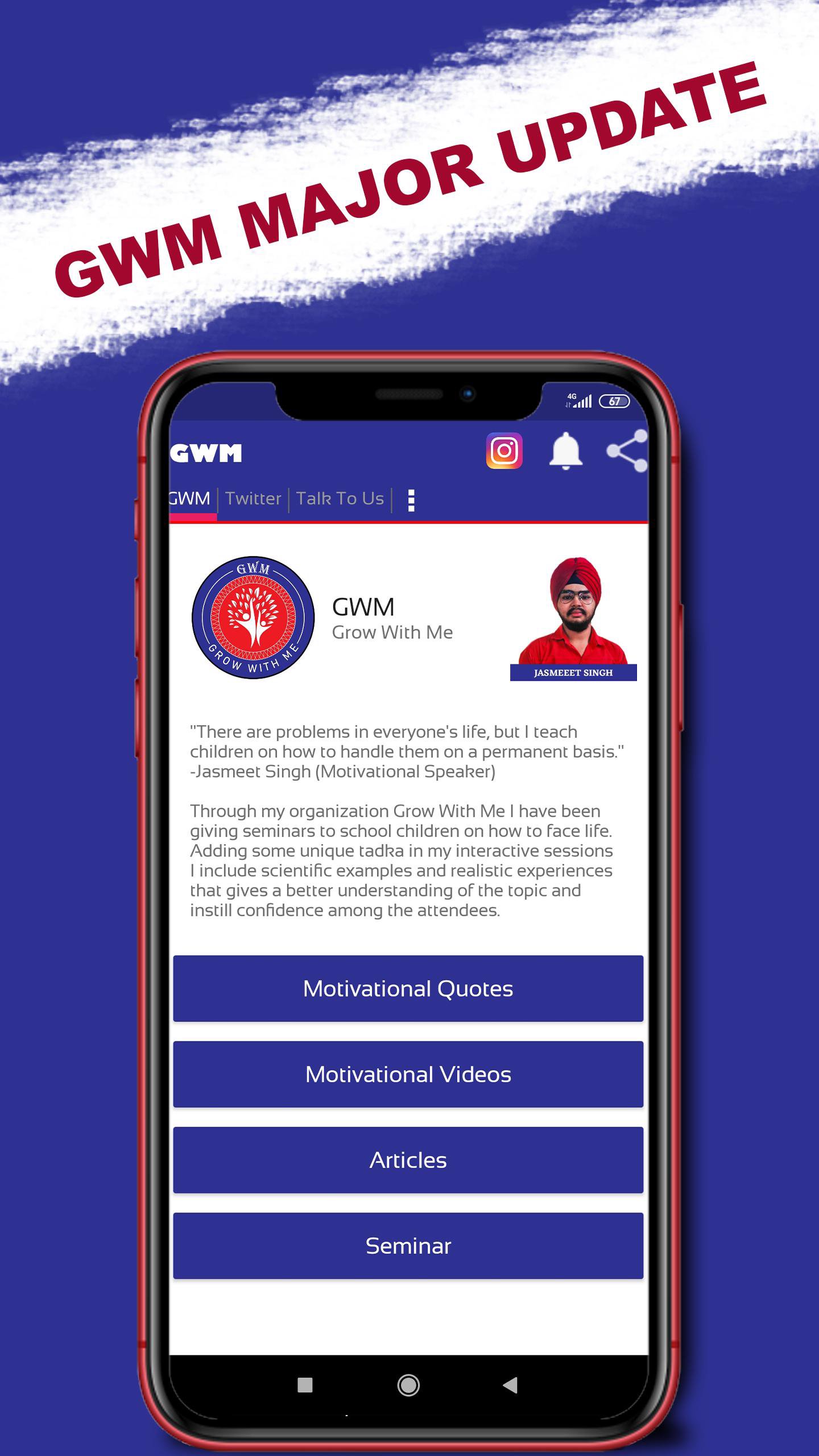 GWM - Motivational Quotes, Video and Much More APK for Android Download