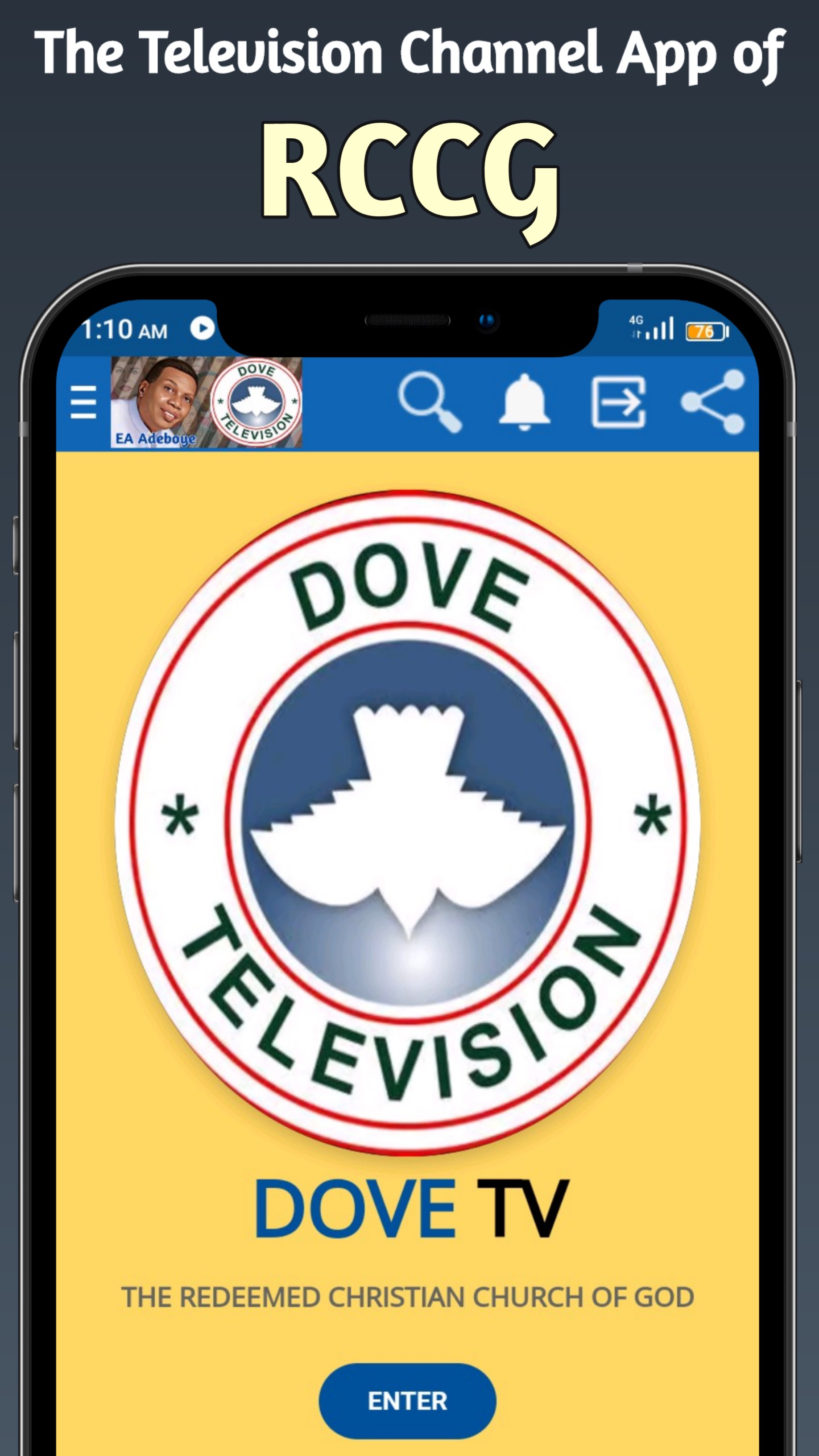 Android için Dove TV - RCCG Live 24/7 PRO Son Sürüm 1.0