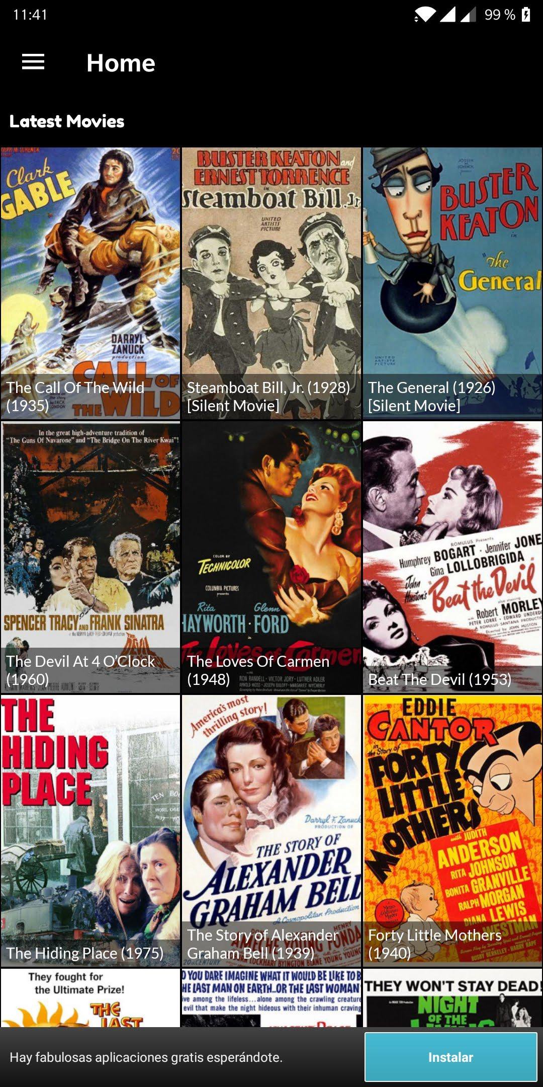 Descargar Classic Old Movies APK Última Versión 1.0 para Android