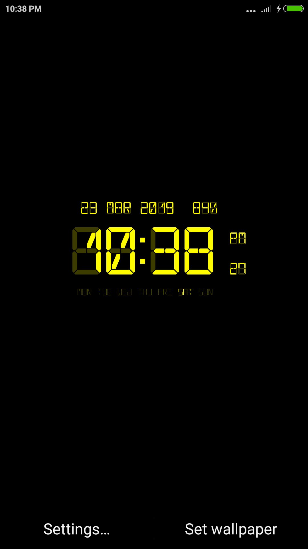LED Digital Clock Wallpaper APK for Android Download