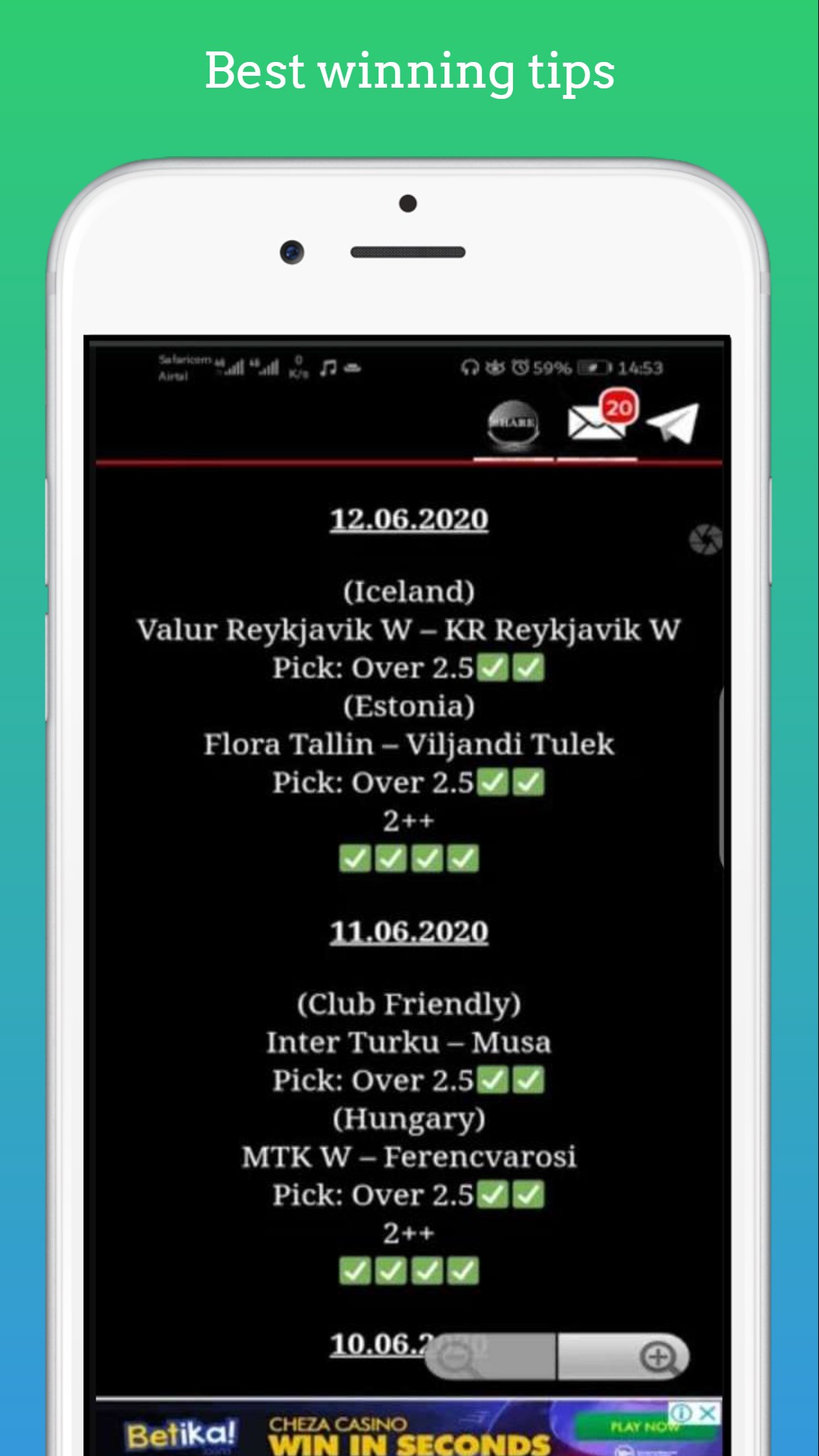 دانلود Mega Jackpots & daily tips. آخرین نسخه 9.8 فایل Android APK