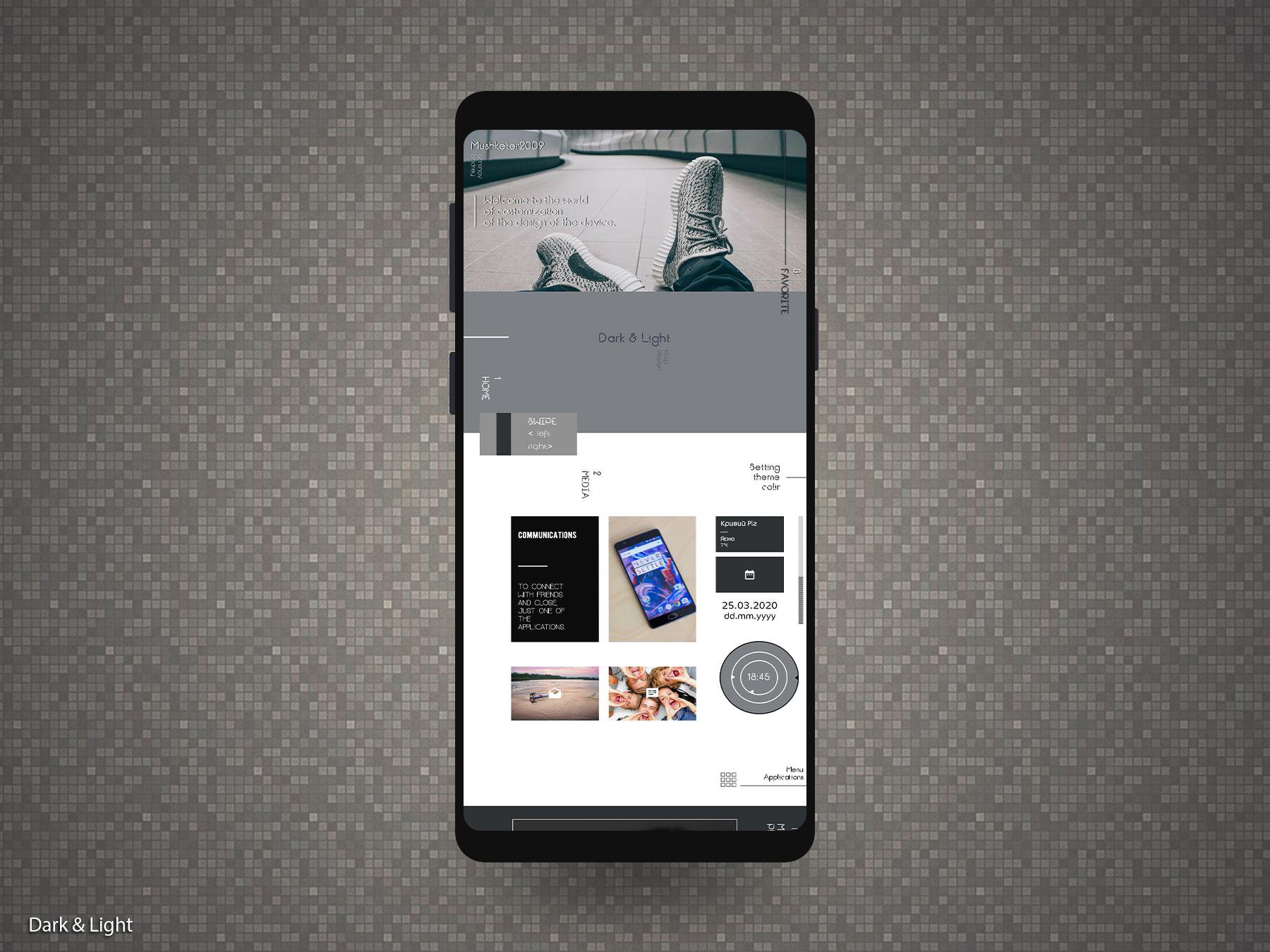 Dark and Light UI for KLWP Latest Version v2020.Mar.27.12 for Android