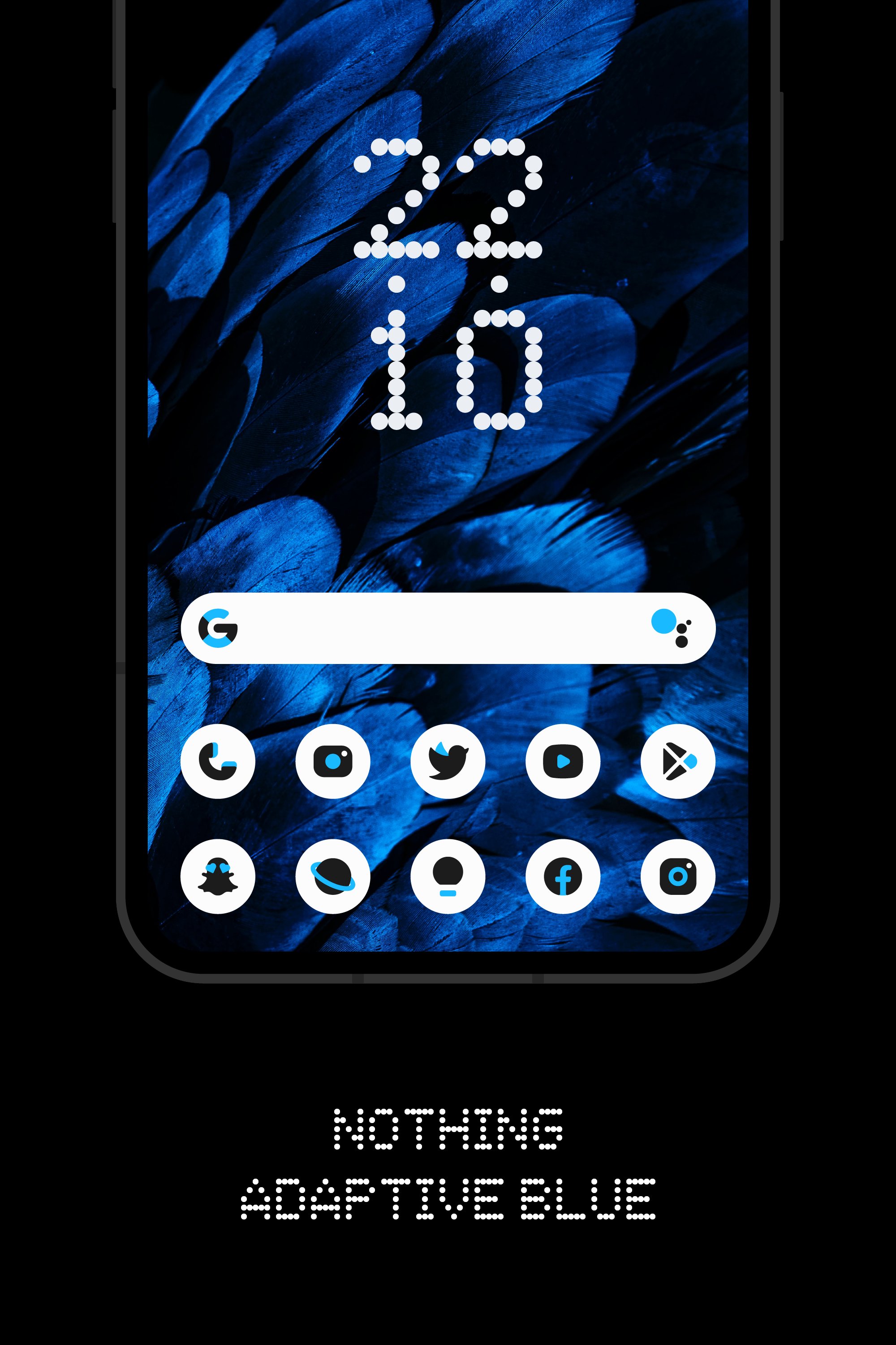 Nothing Adaptive Blue Icons安卓最新版本2.1