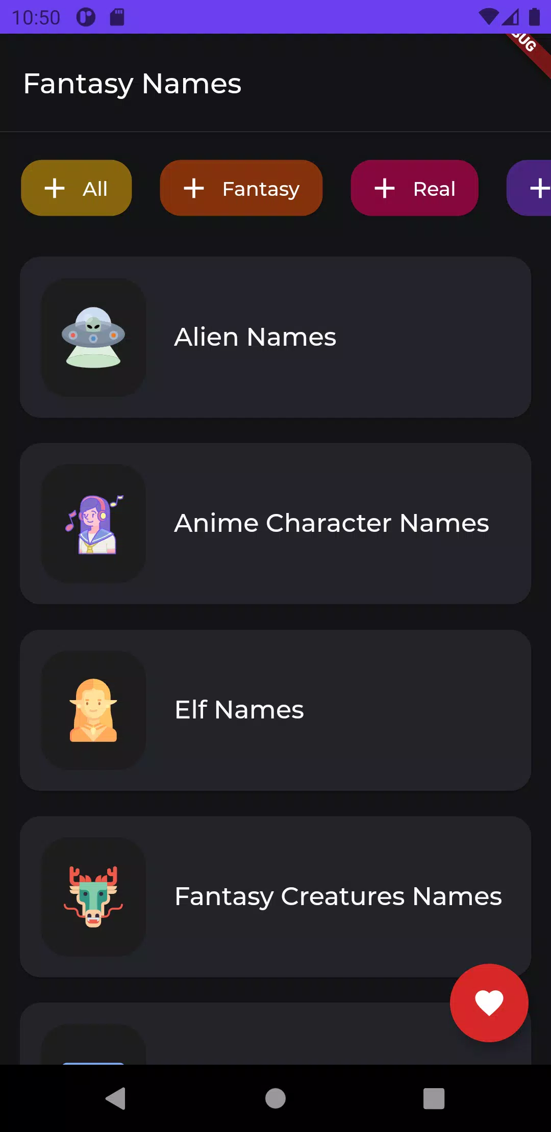 Avatar Names Generator