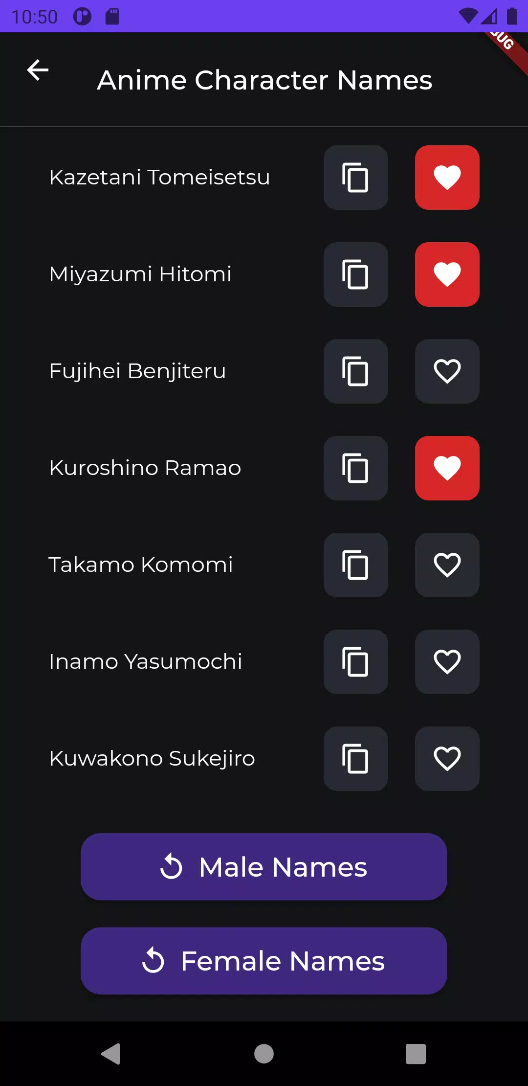 Avatar Names Generator