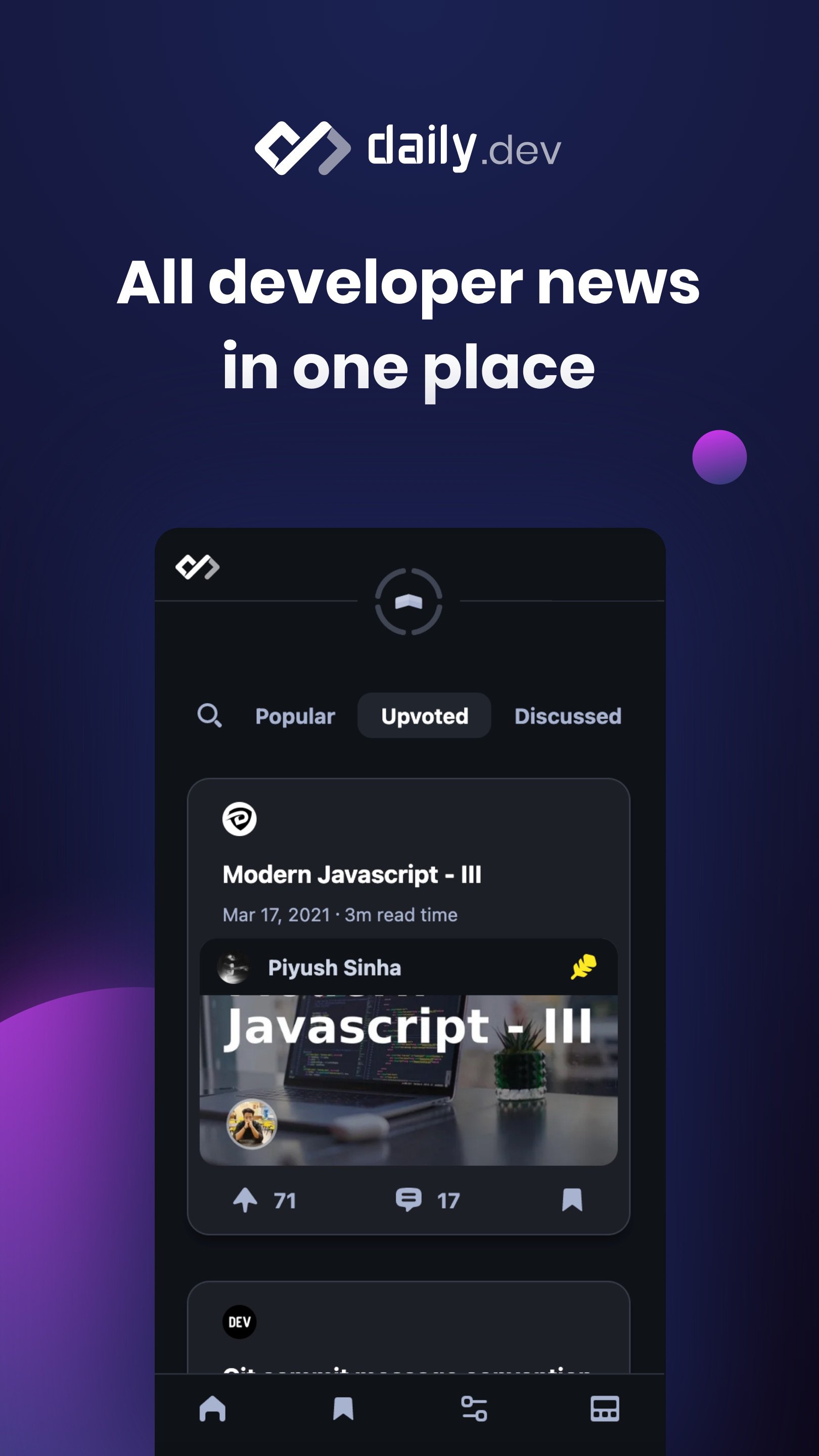 Descarga de APK de daily.dev para Android
