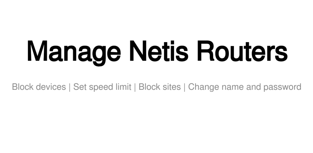How to Download My Netis: Manage Netis routers Latest Version for ...