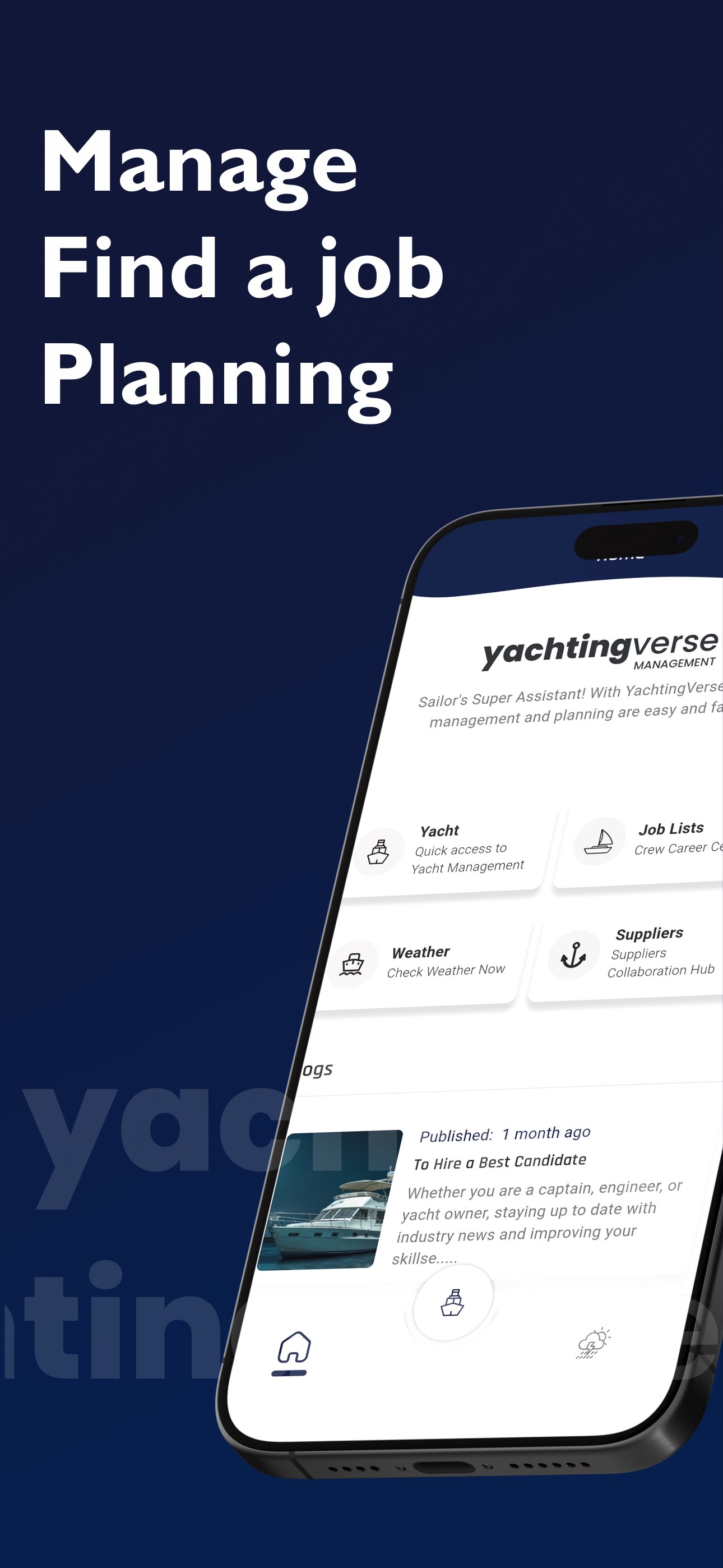 Yachtingverse Yacht Management APK untuk Unduhan Android