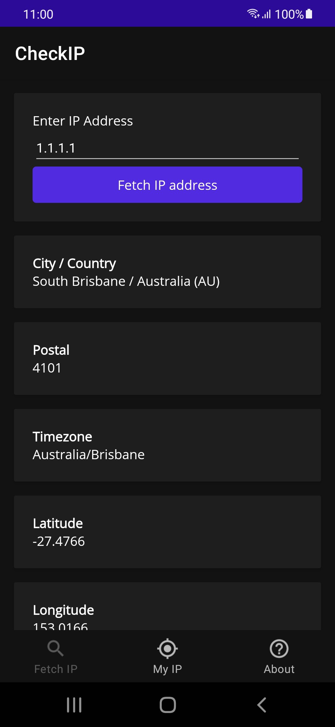 CheckIP APK للاندرويد تنزيل