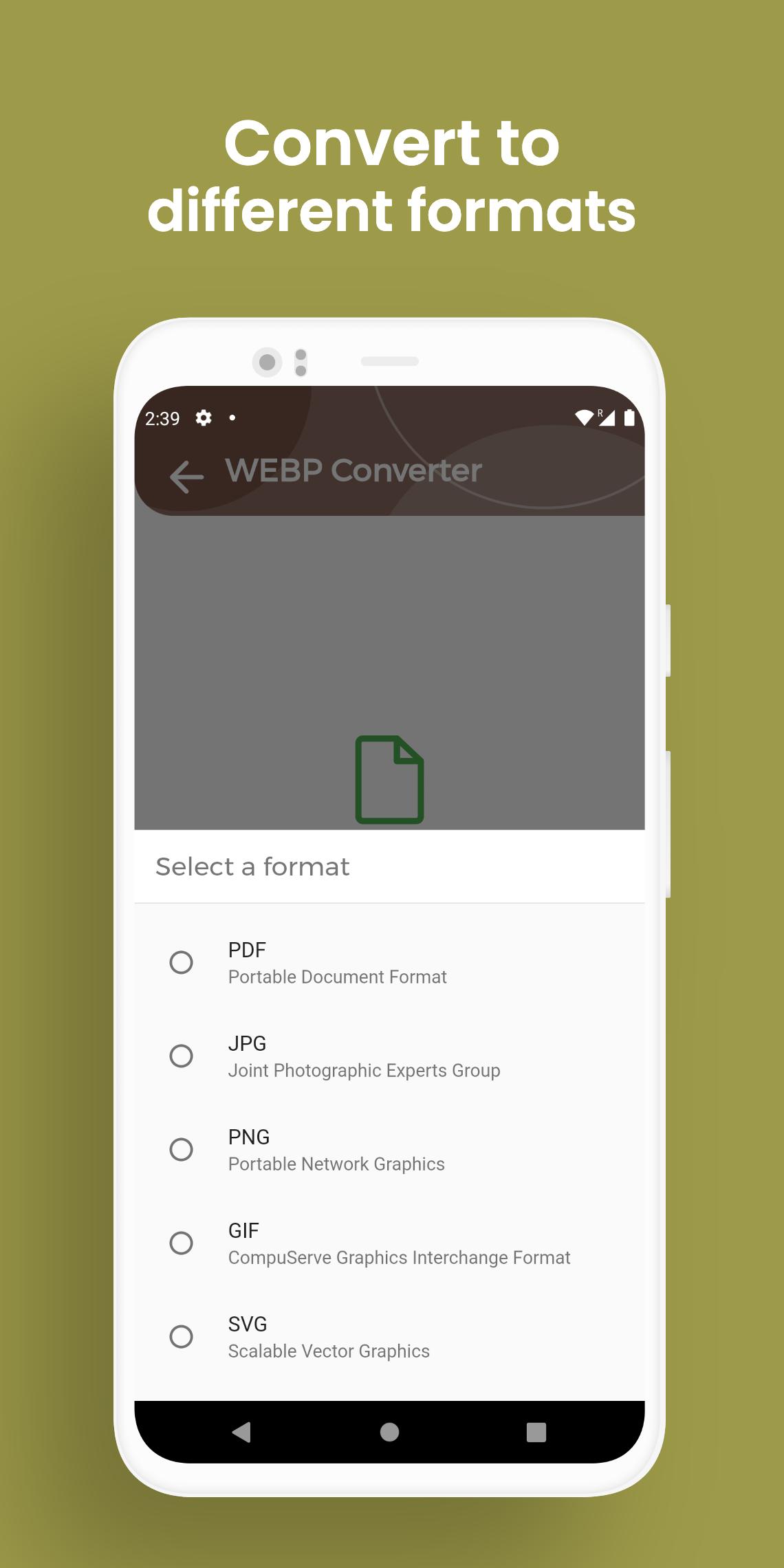 Descarga De Apk De Conversor Webp Convertir Webp Para Android
