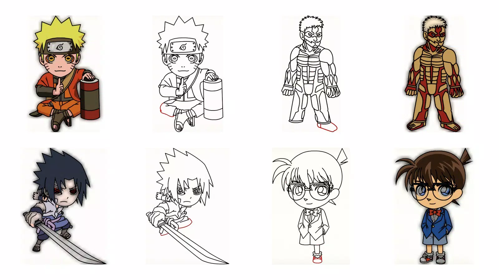 Anime Chibi Naruto Drawings