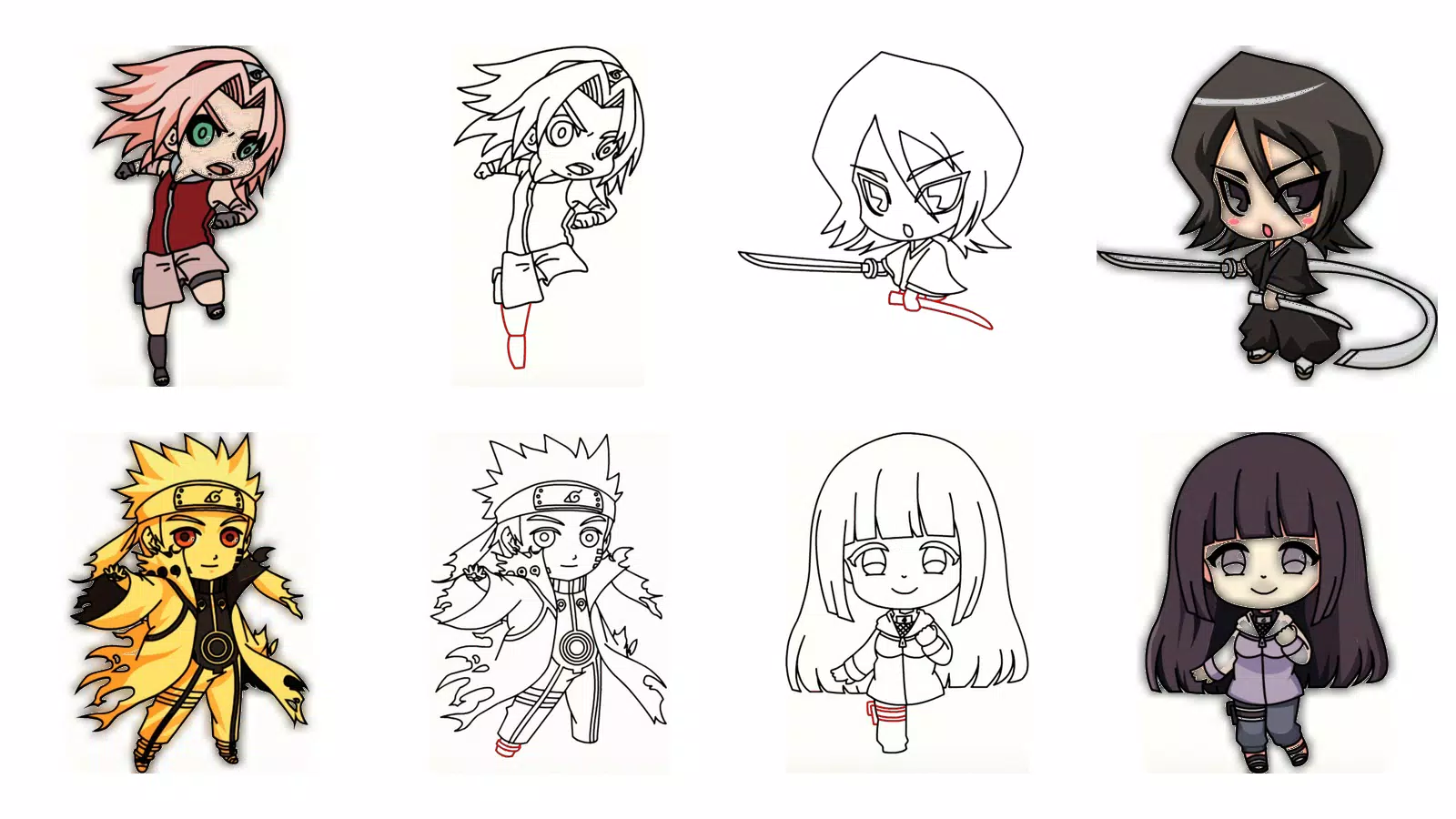 Anime Drawings Chibi Naruto