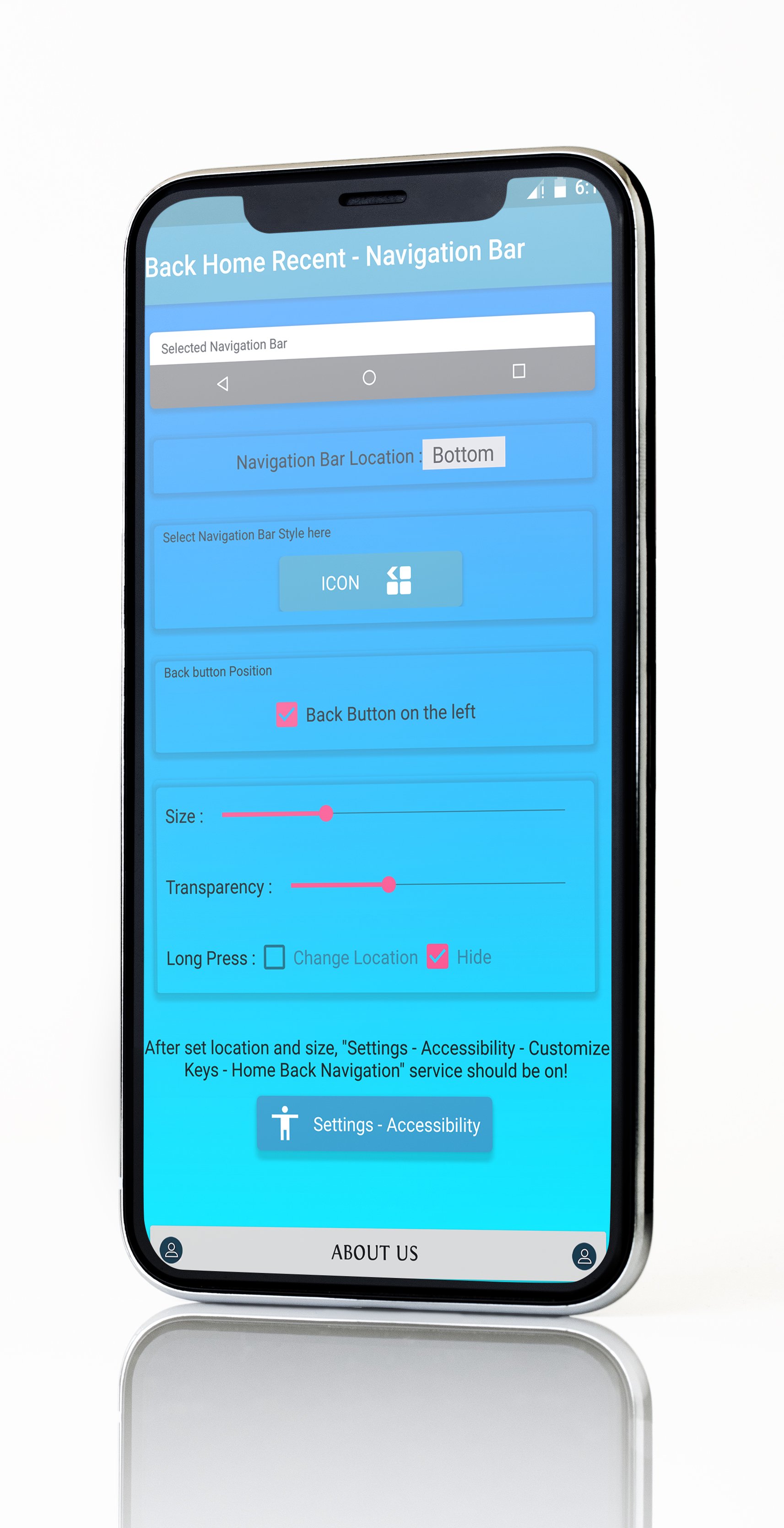 Back Home Recent NavigationBar APK for Android Download