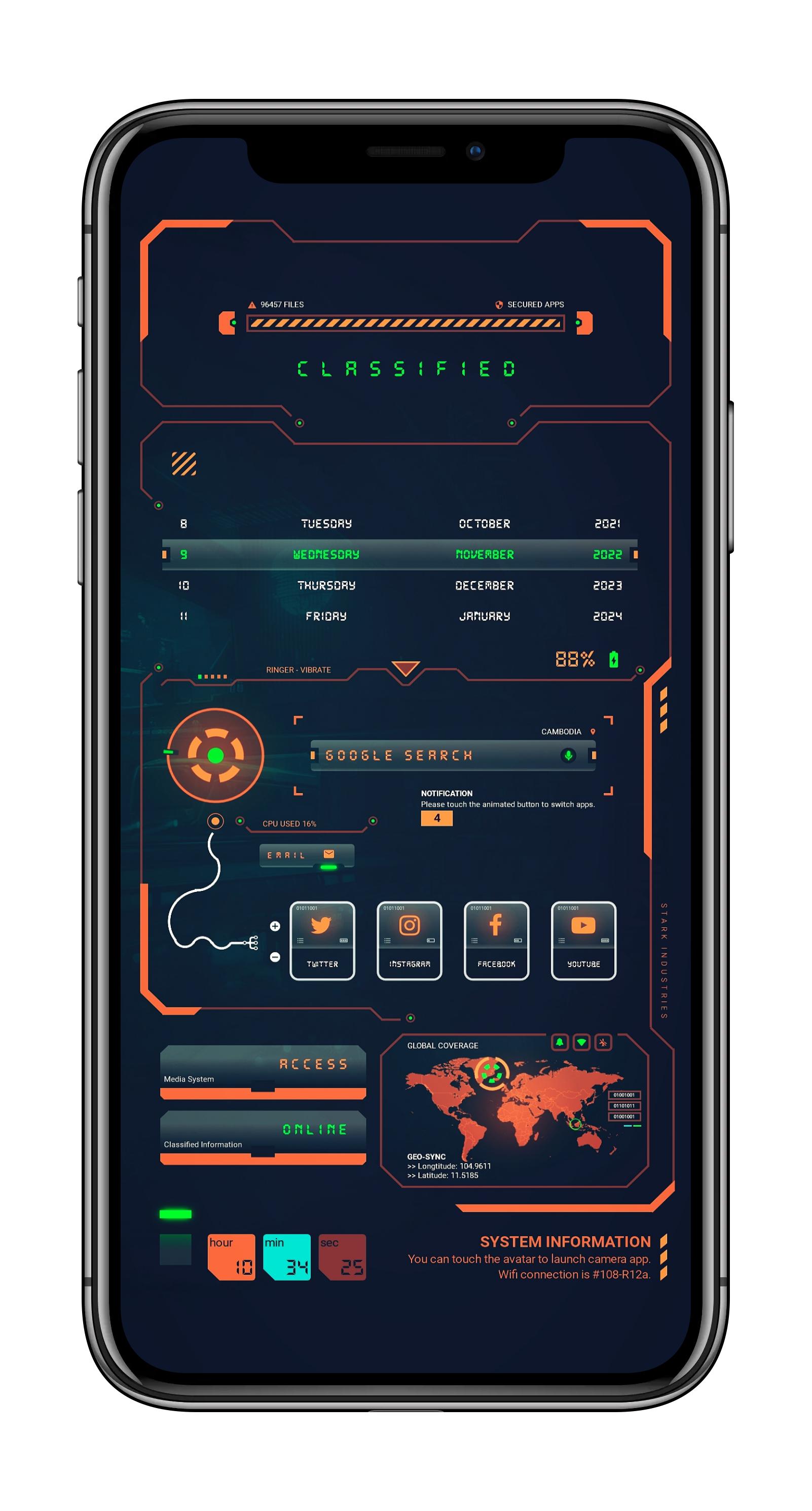 Hacker Theme For Klwp Latest Version 2 5 3 For Android