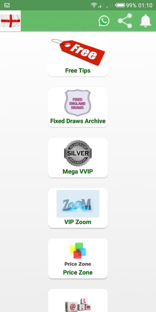 Descargar ENGLAND 100% FIXED DRAWS APK última versión 9.8 para Android