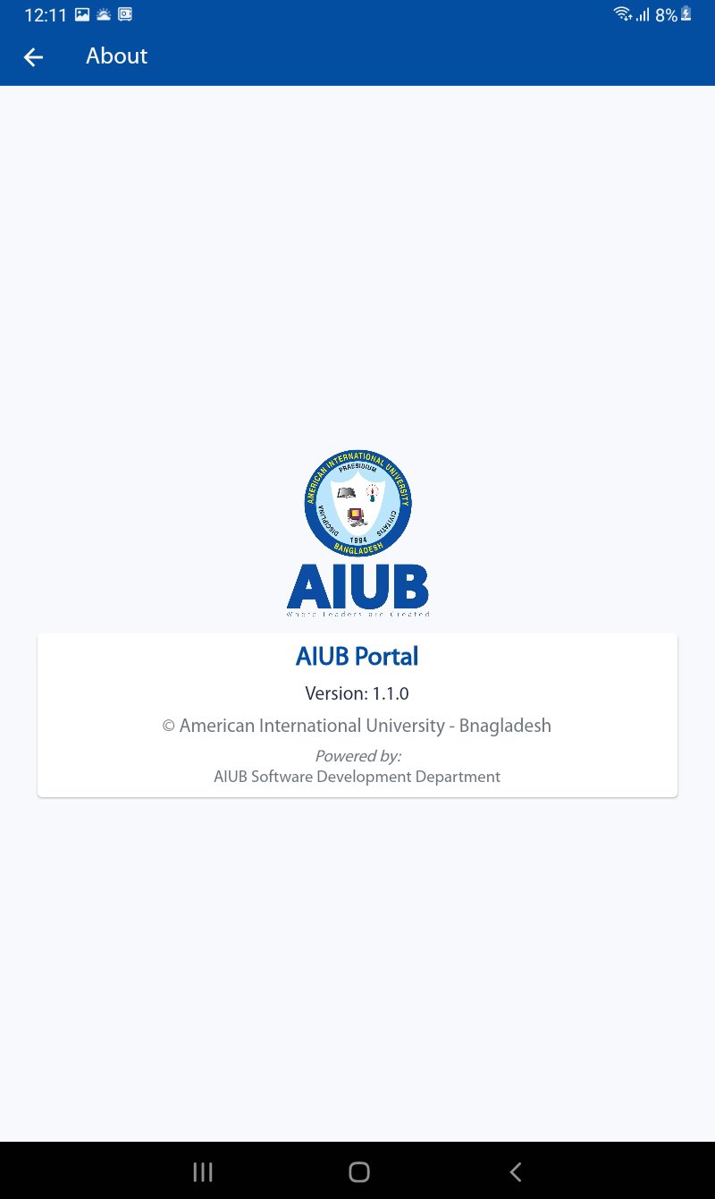 AIUB Portal - Student APK للاندرويد تنزيل