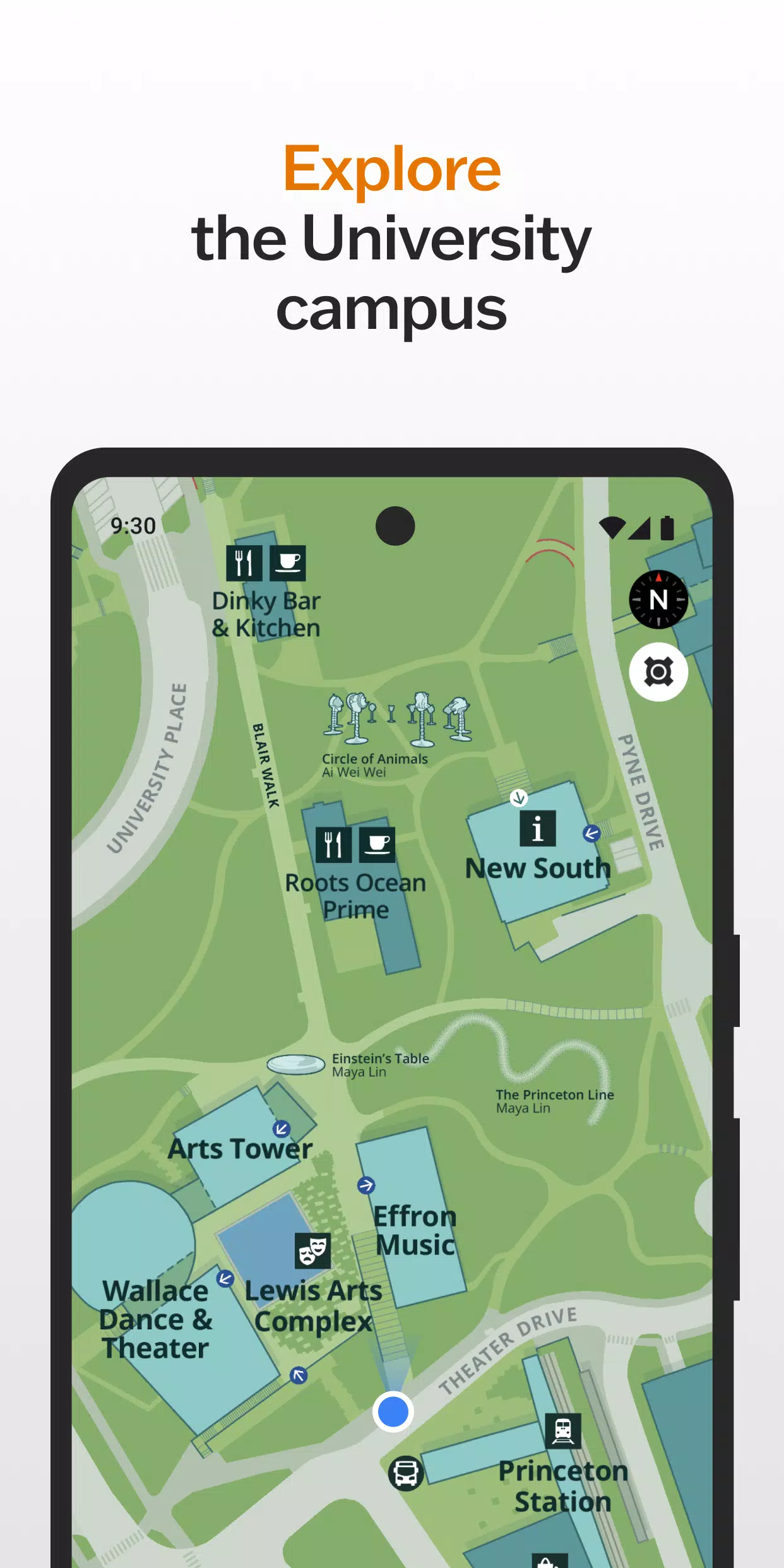 Princeton University Campus Map