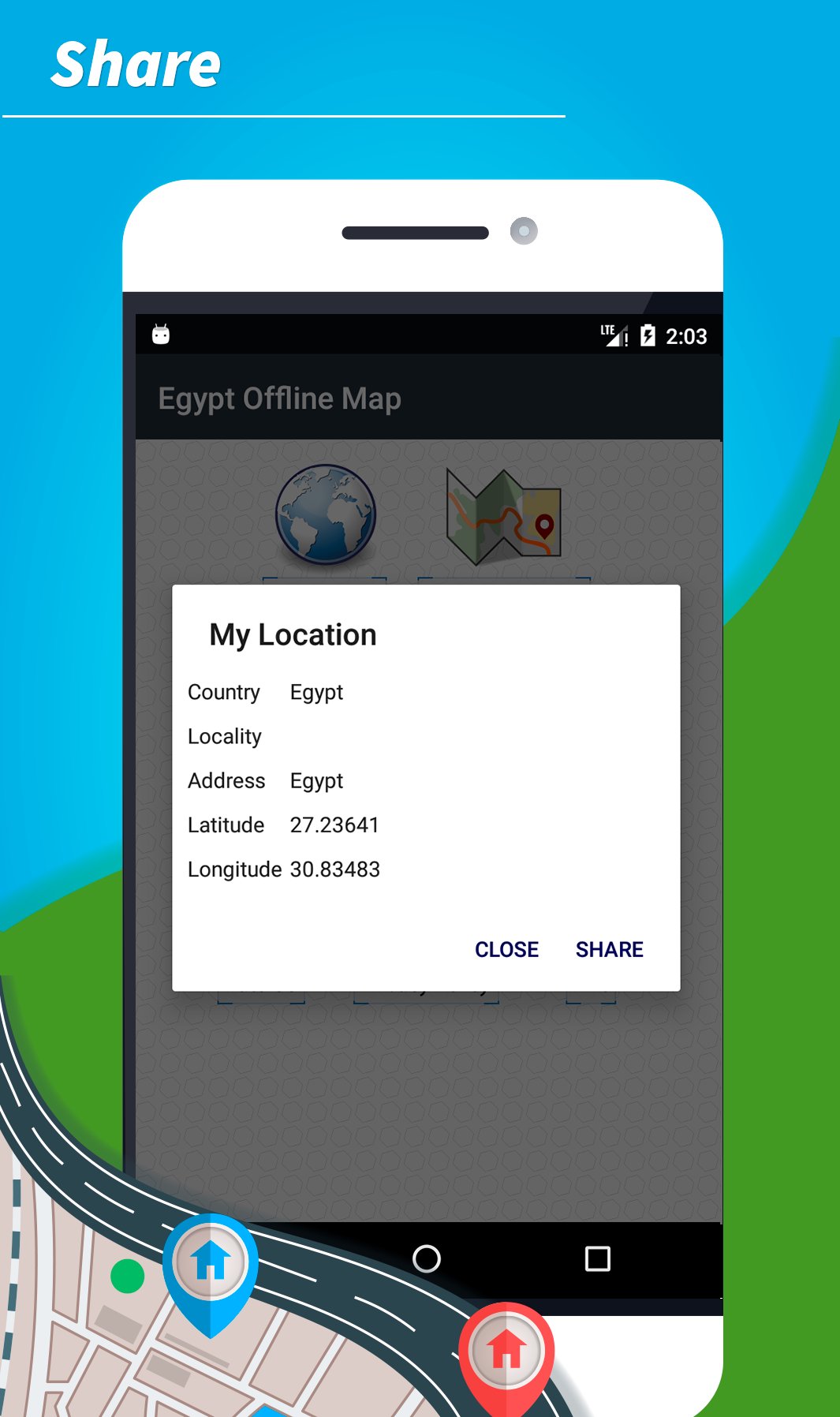 🔥 Egypt Offline maps and navigation GPS 3D APK للاندرويد تنزيل