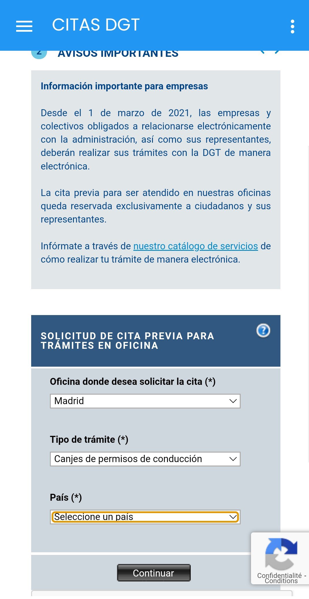 Avisos DGT APK للاندرويد تنزيل