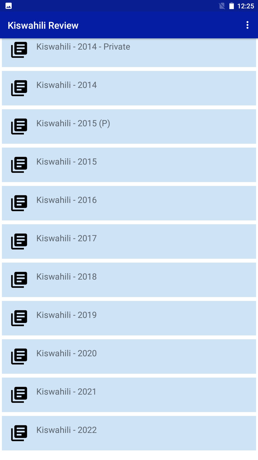 Kiswahili Necta Review O Level APK for Android Download