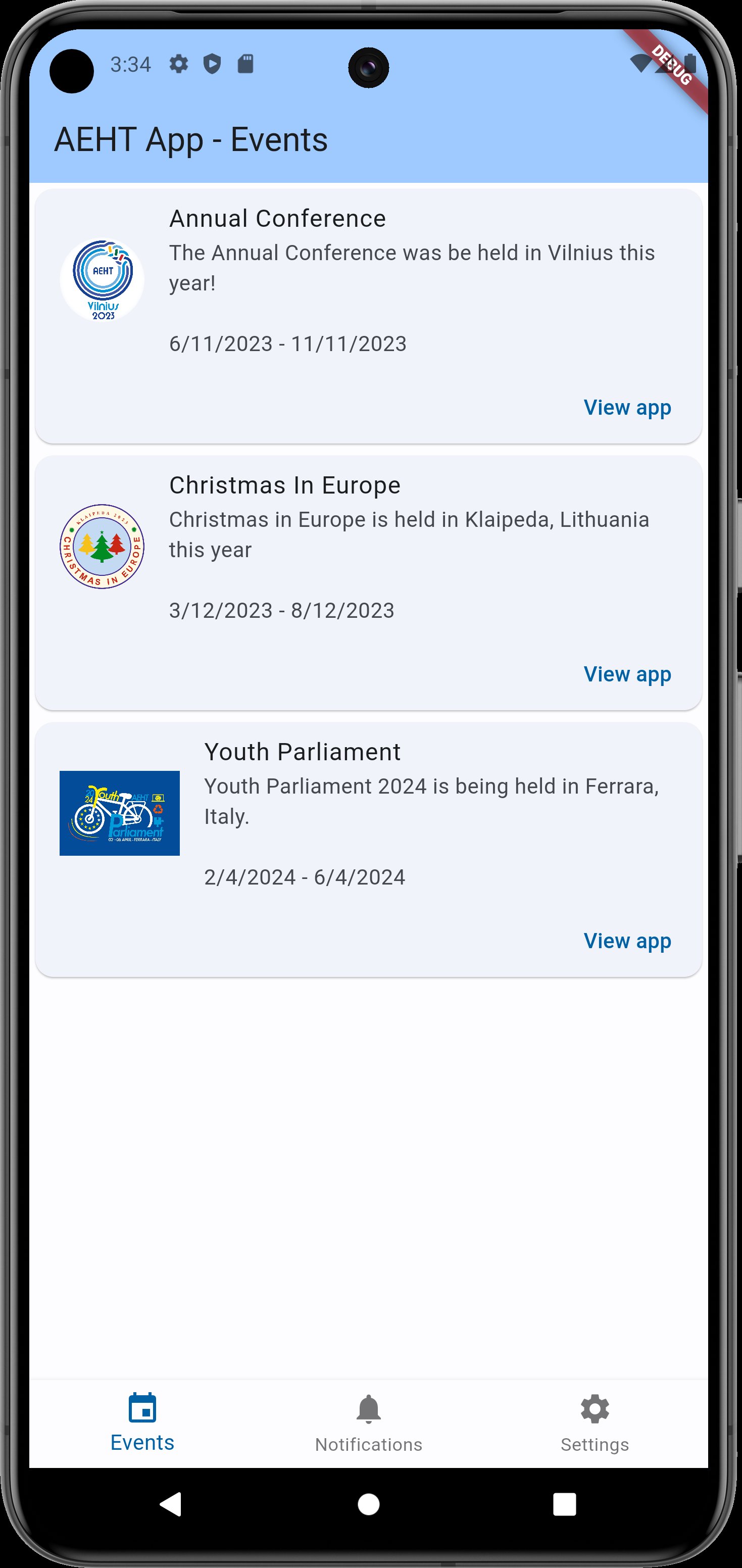 AEHT - Events APK for Android Download