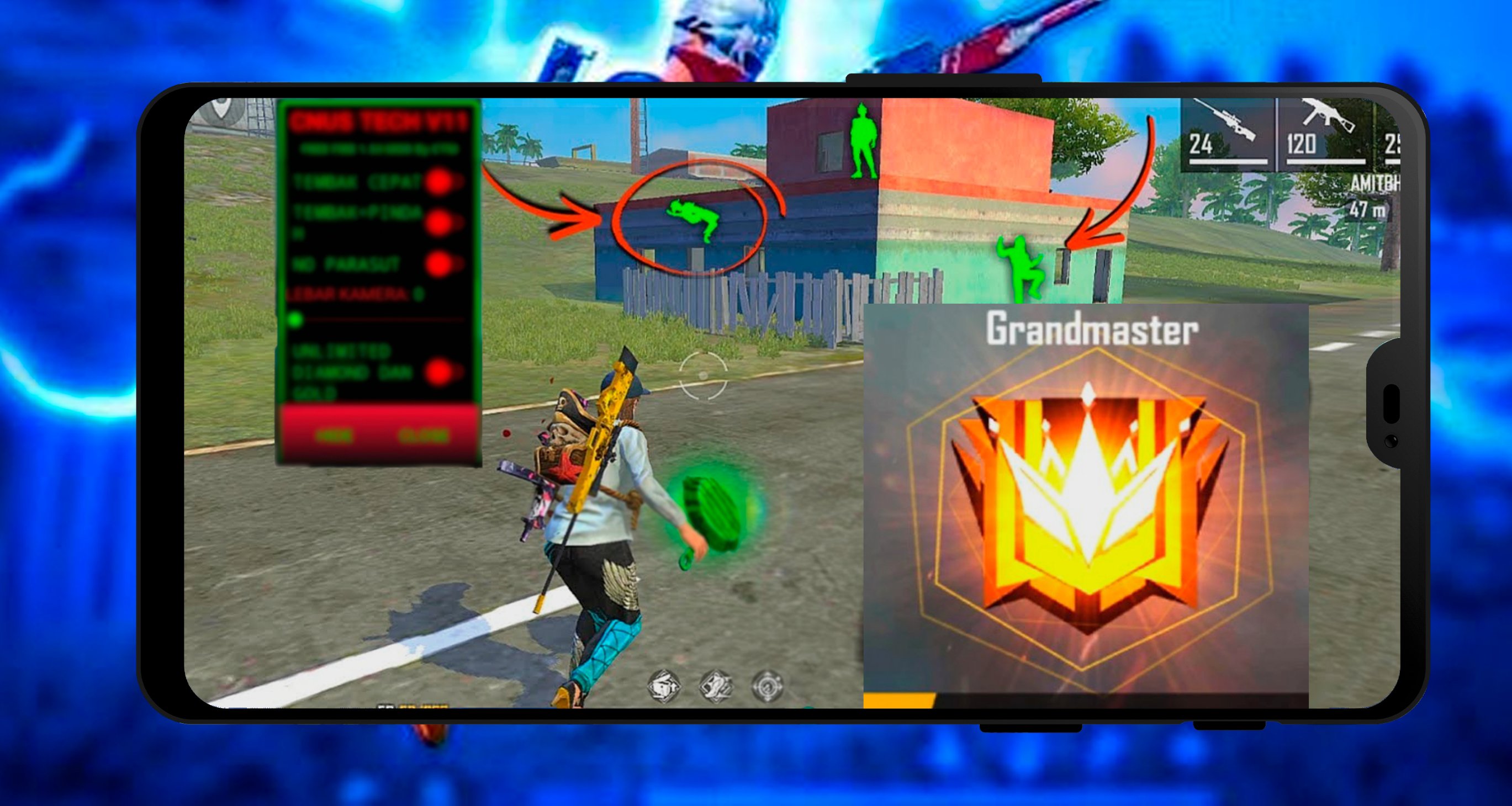 Regdt: FFH4X mod Menu for fire安卓版应用APK下载