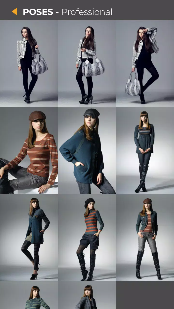 Clothing Model Poses
