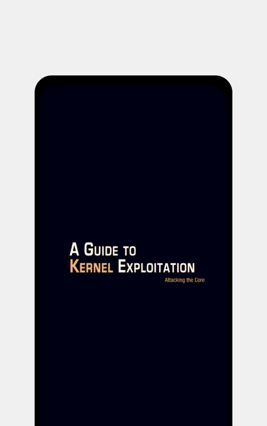 Descarga de APK de Kernel Exploitation Handbook para Android Descarga de APK de Kernel Exploitation Handbook para Android