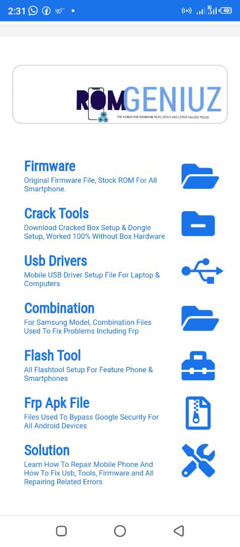 Firmware APK for Android Download