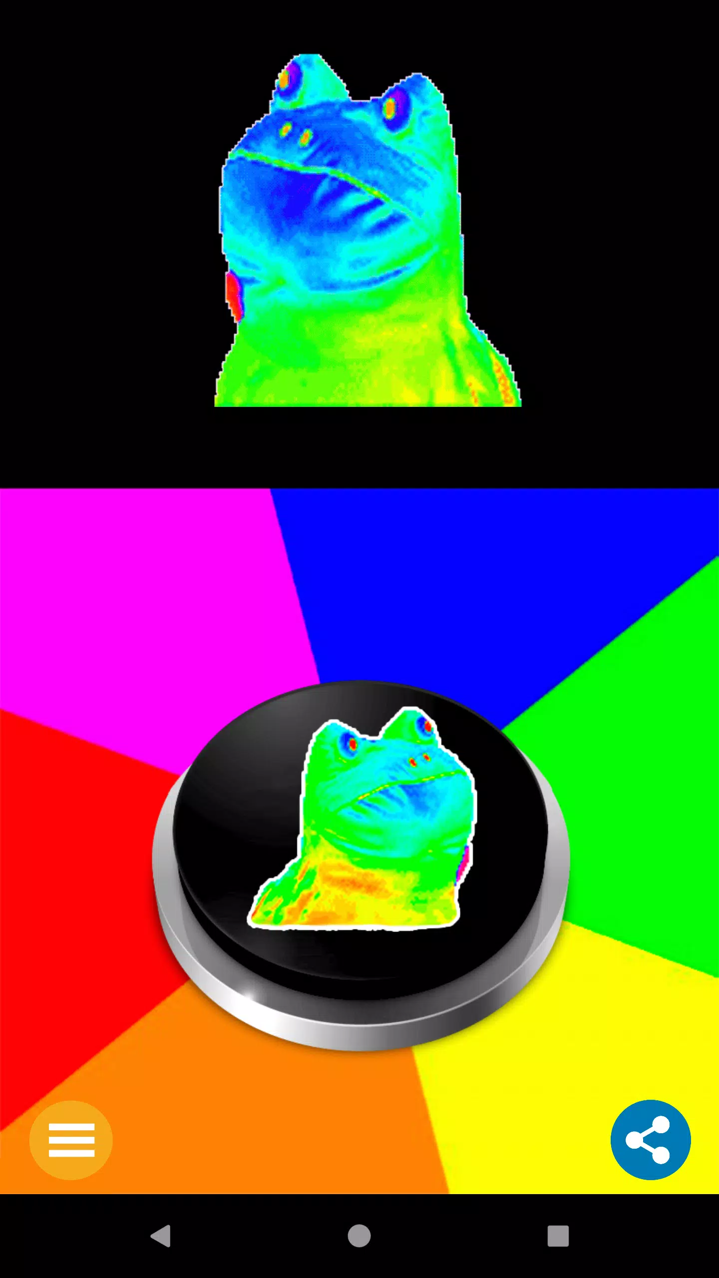 Dancing Rainbow Frog Gif