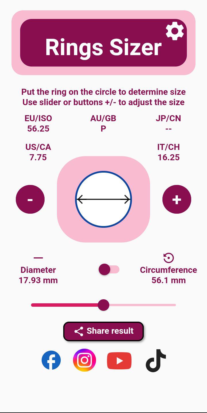 Rings Sizer : مقاس الخاتم APK for Android Download