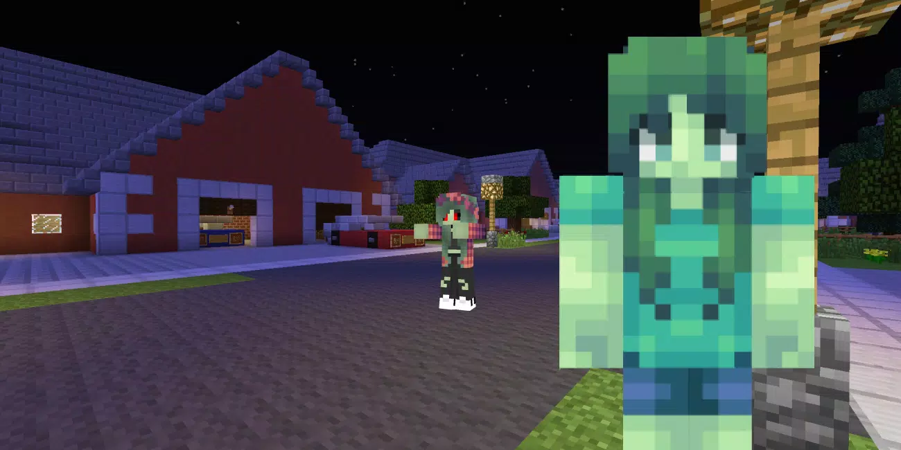 Minecraft Zombie Girl Skin