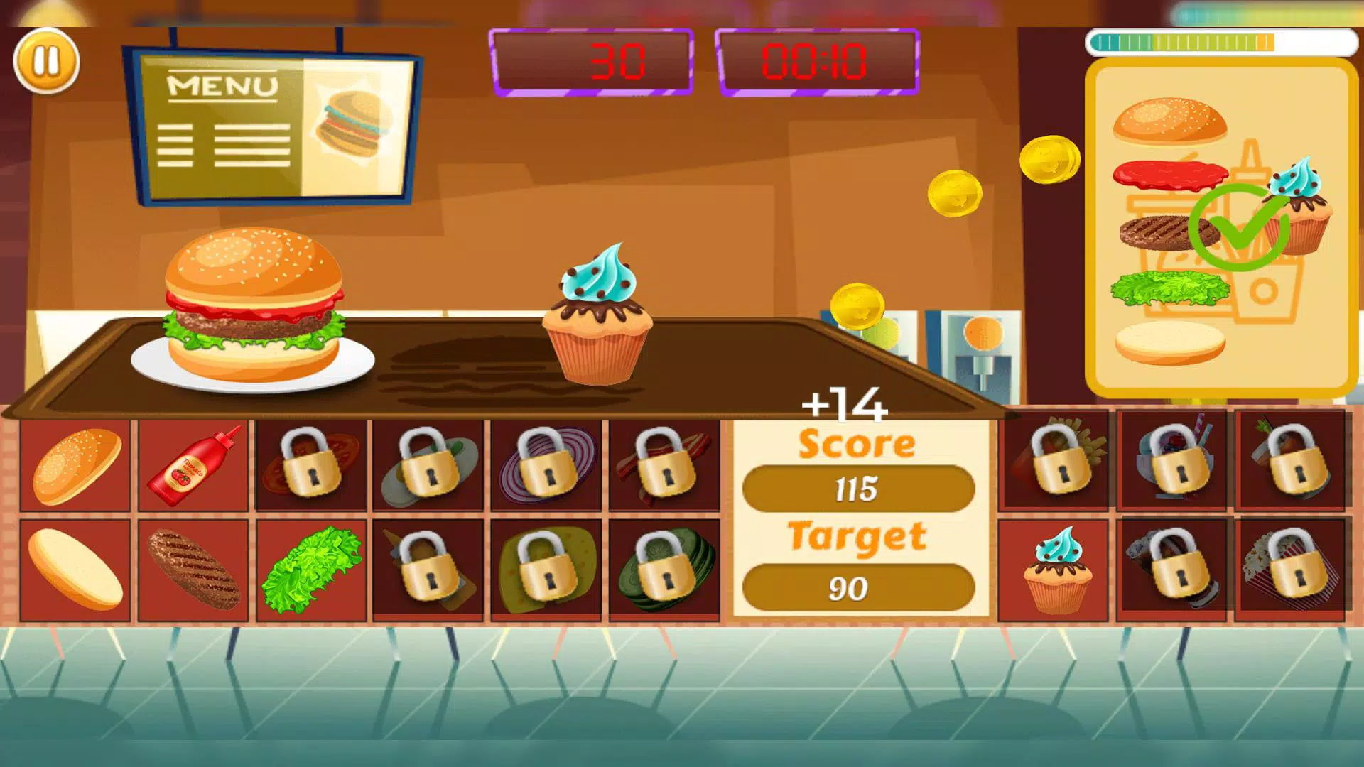 Fast Food Restaurant Game