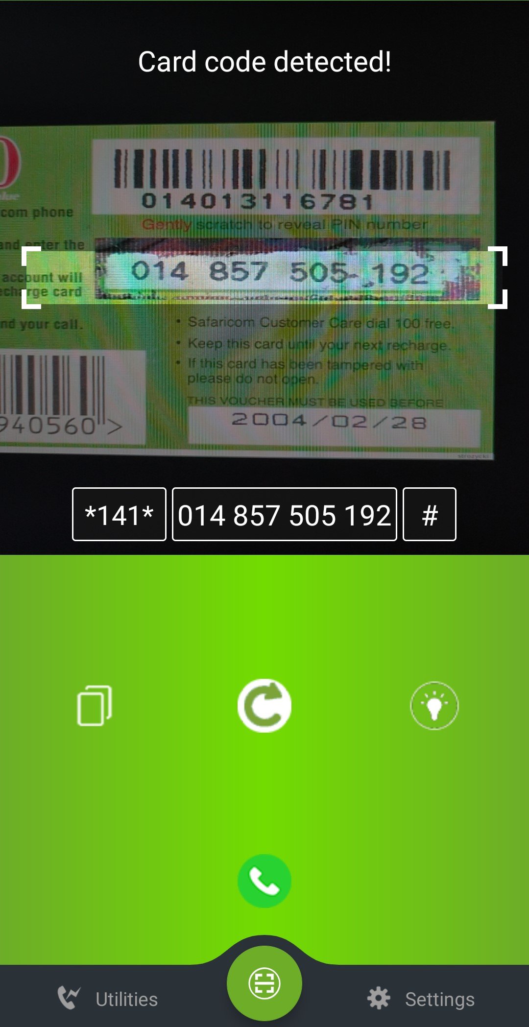 Safaricom Card Scanner APK for Android Download