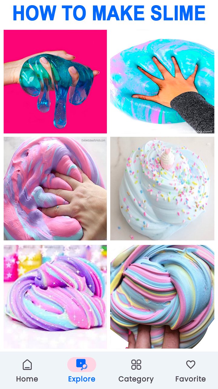 Descargar Tutorial: How To Make Slime APK para Android - Última Versión