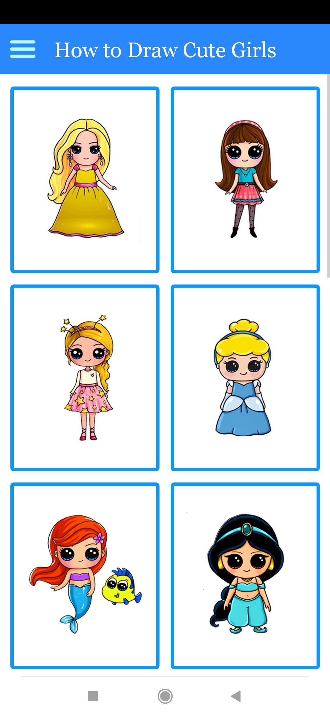 How to draw cute girls APK do pobrania na Androida How to draw cute girls APK do pobrania na Androida