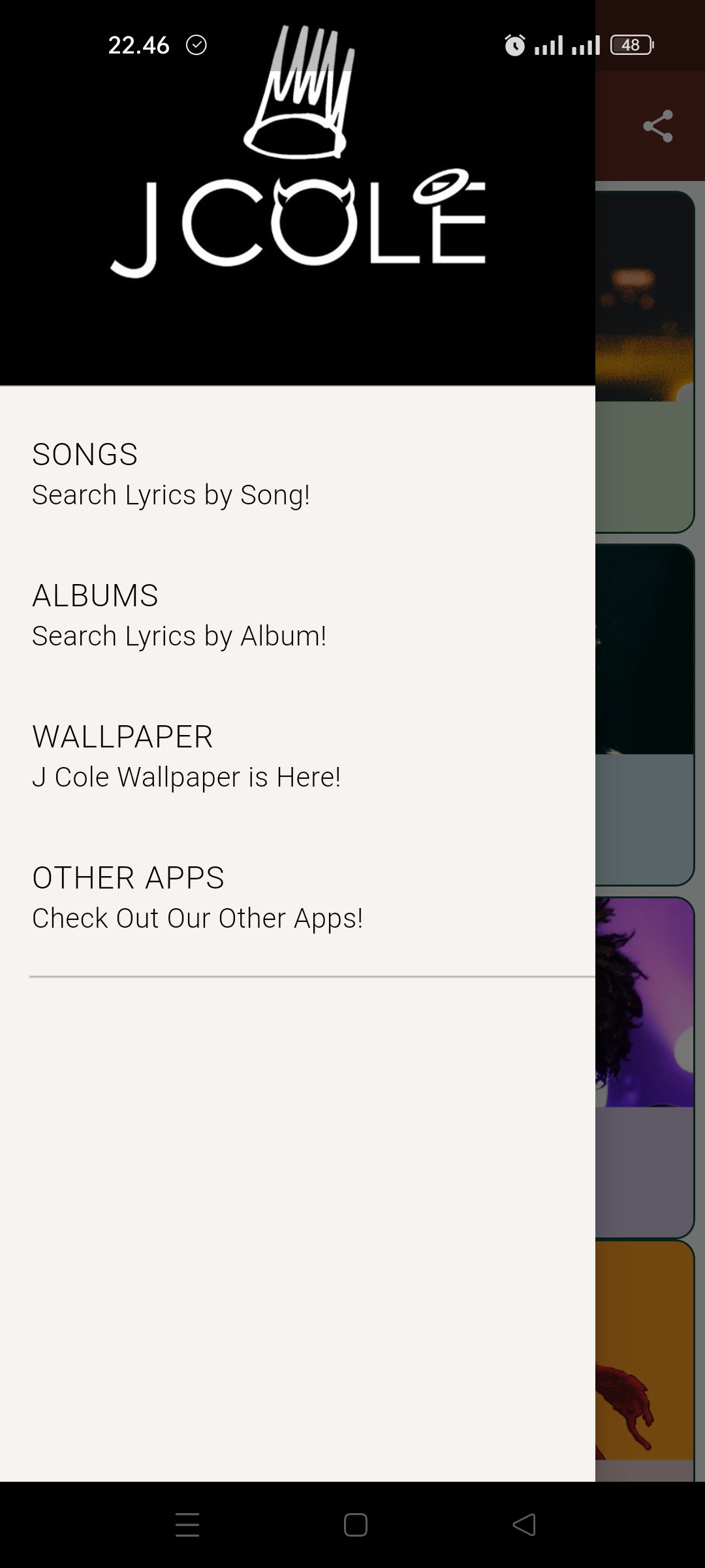 J Cole Lyrics APK for Android Download