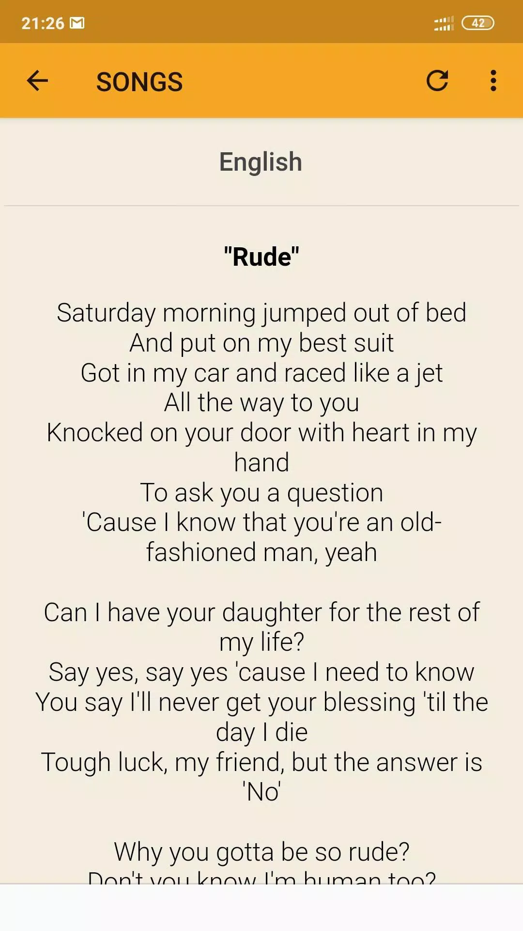 Rude By Magic Lyrics