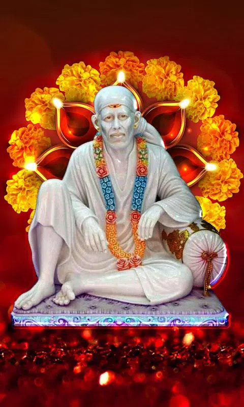 Animated Sai Baba Mobile Wallpaper